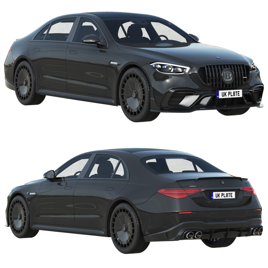 Brabus 1000 Bichromatic AMG S63 3D Model for VRay | CGMood