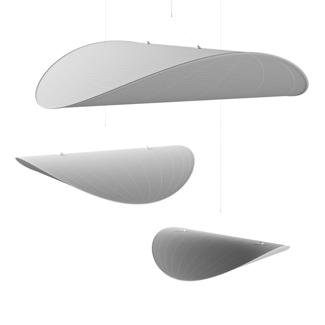 Wabi-sabi Tense Pendant Lamp Dia 70 90 120 - 3D Model for VRay, Corona