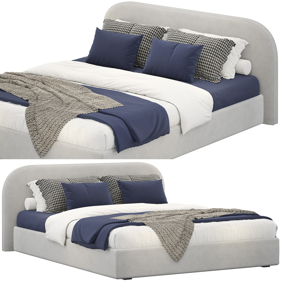 Lavist Konor Bed 3D Model for VRay, Corona | CGMood