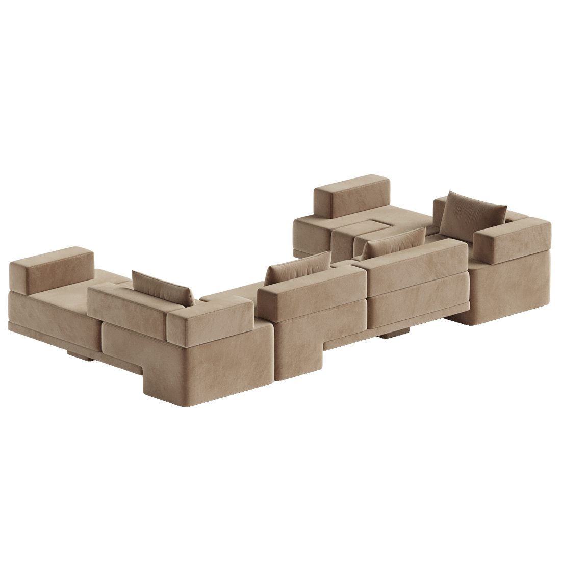 Sarsen U Sectional - 3D Model for VRay, Corona