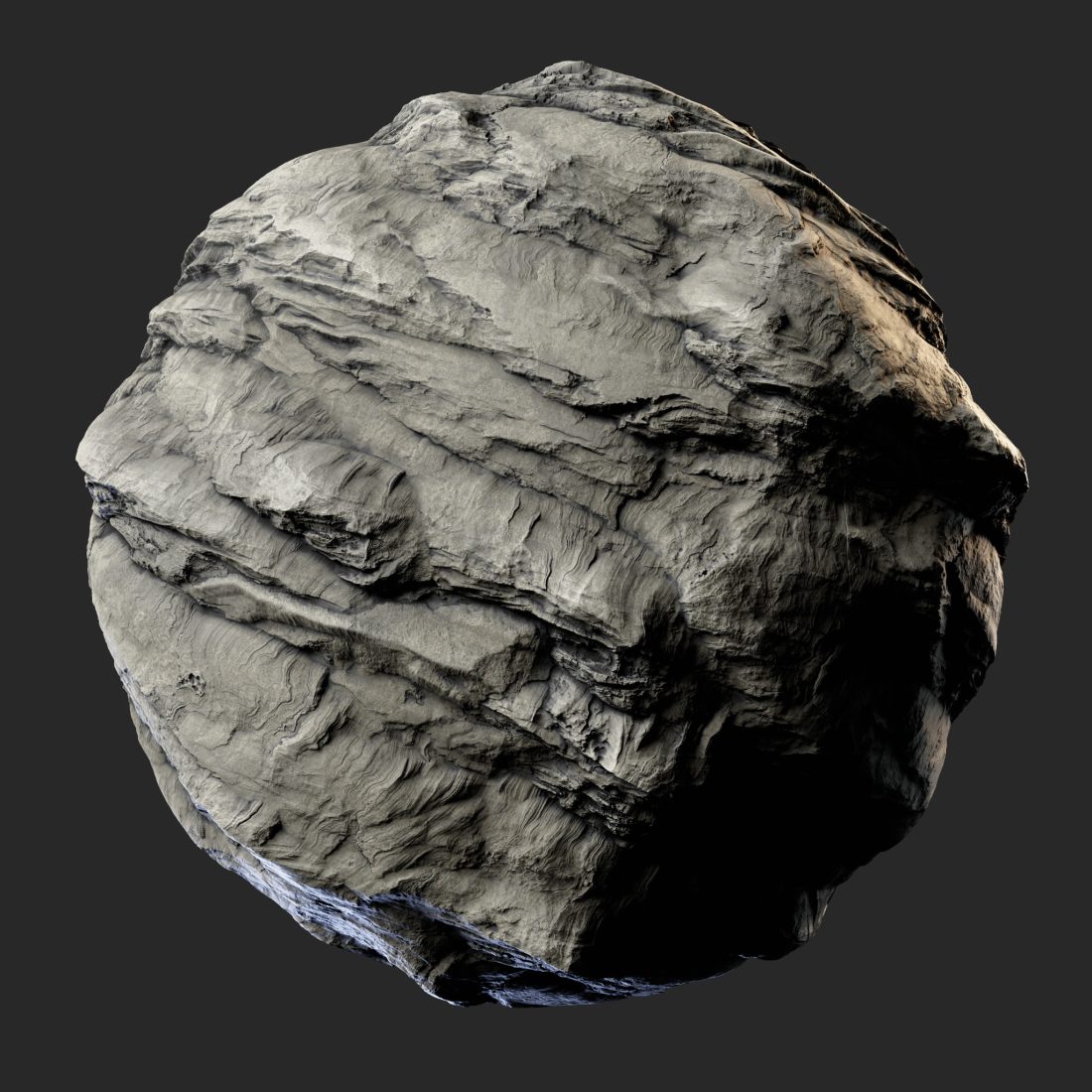 H132 Rock Cliff | PBR | 4K | Seamless | +SBSAR - 3D Model for VRay, Corona