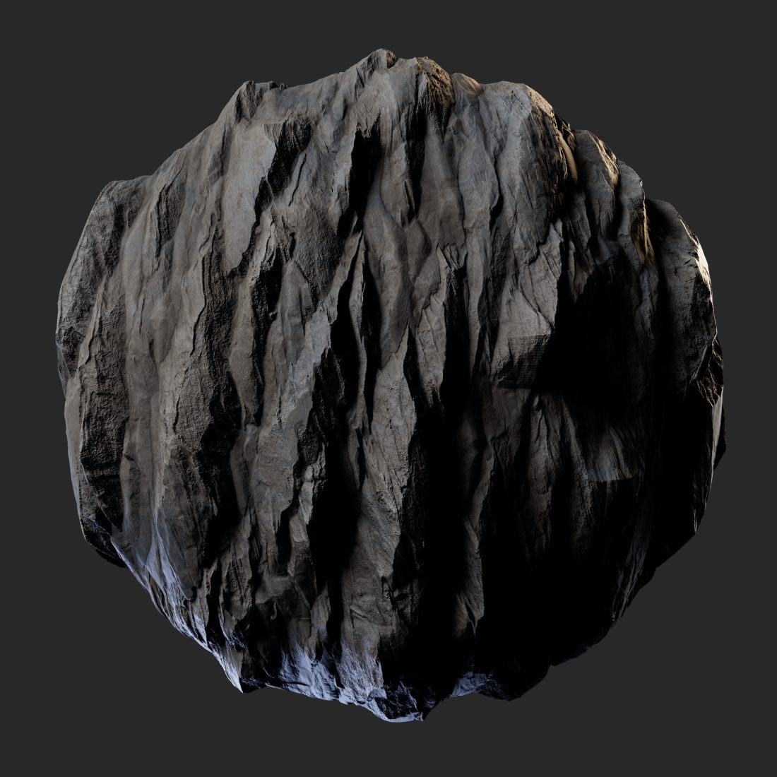 H133 Rock Cliff | PBR | 4K | Seamless | +SBSAR - 3D Model for VRay, Corona