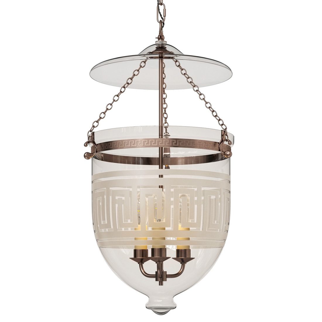 Hector Finch Temple Light Greek Key Model I - 3D Model for VRay, Corona
