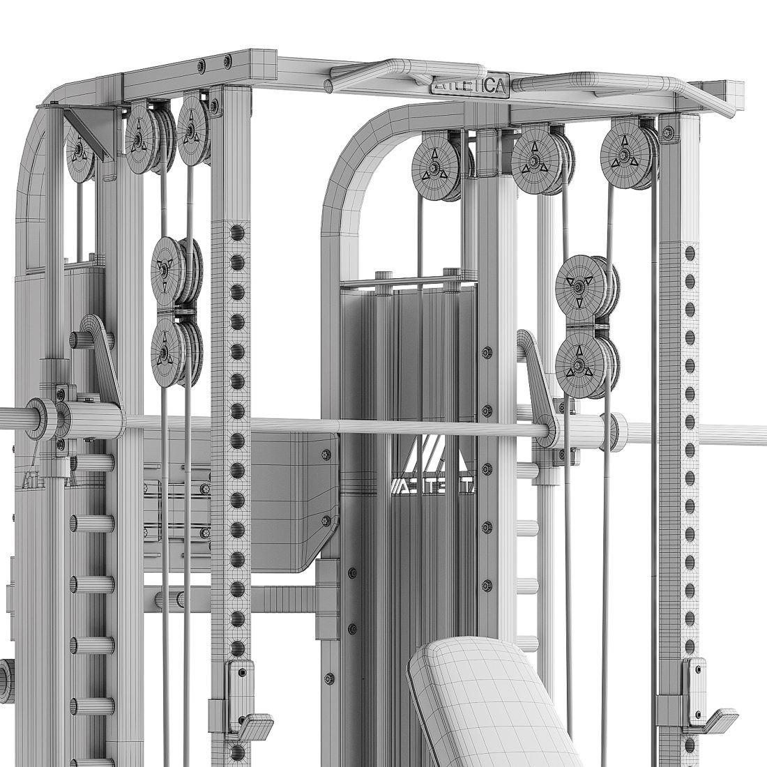 Hyperbase Multipress - 3D Model for Corona