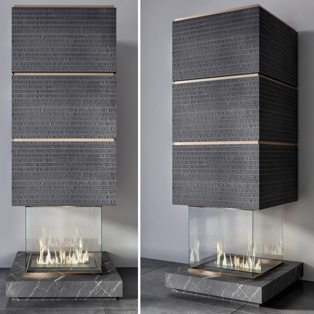 Fireplace No19 3D Model for VRay, Corona | CGMood
