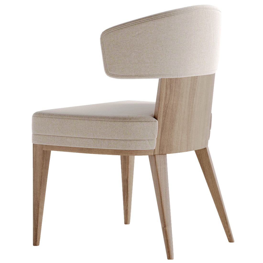 Abel Dining Chair - Sepia 3D Model for Corona | CGMood