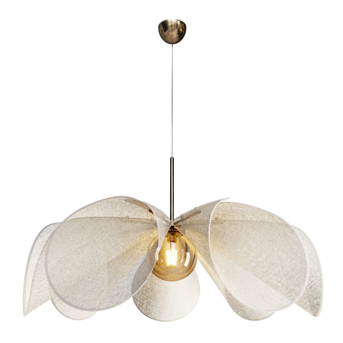 Boho Shape Fiber Pendant Light 3D Model for VRay, Corona | CGMood