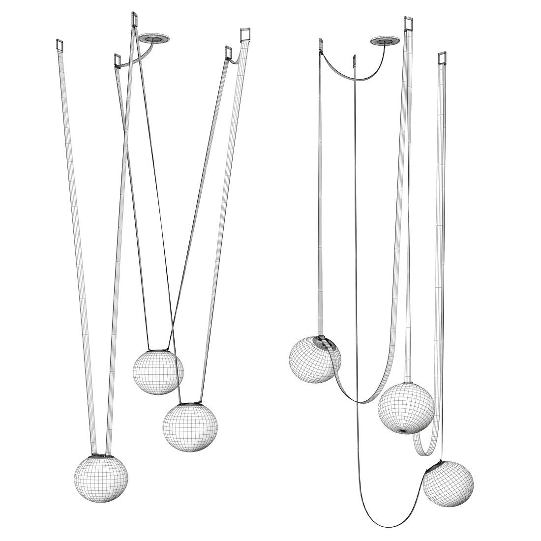 Vibia Plusminus Pendant Lamp 3D Model for VRay | CGMood