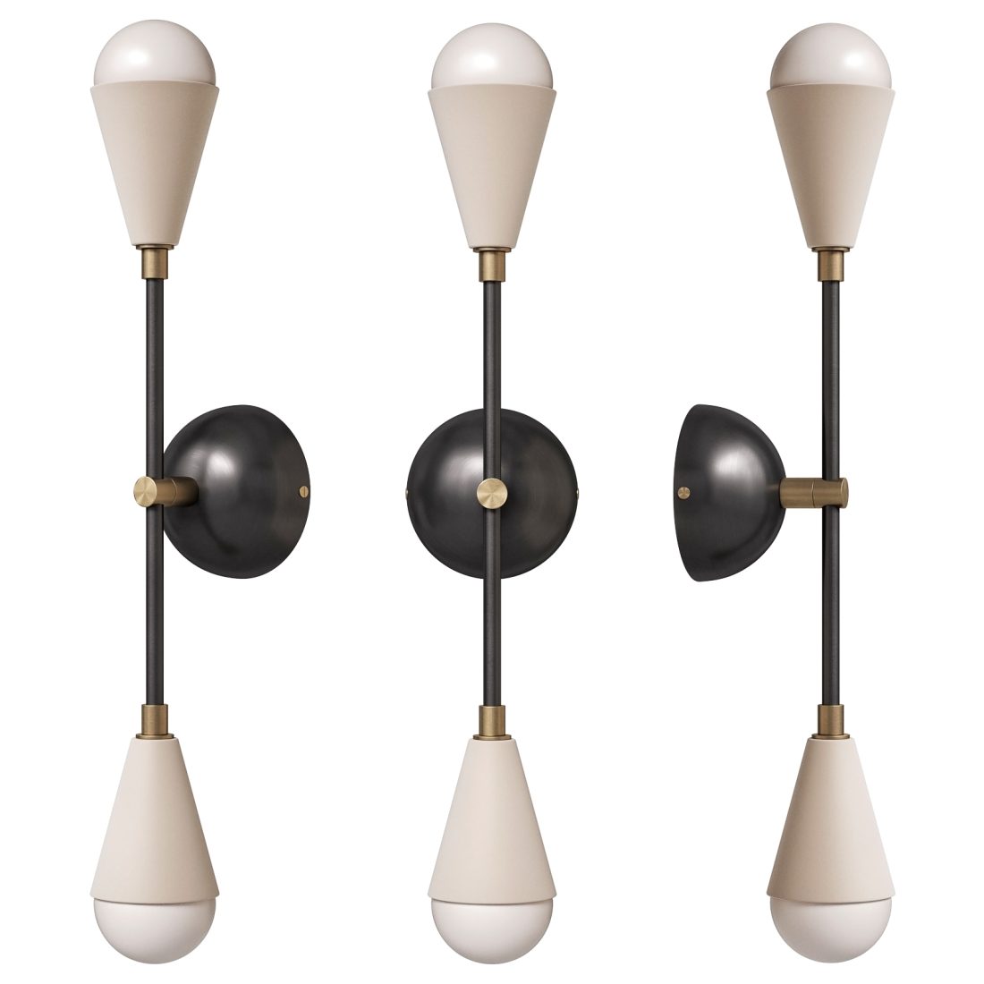 Apparatus Sconce Triad 2 3D Model for VRay, Corona | CGMood