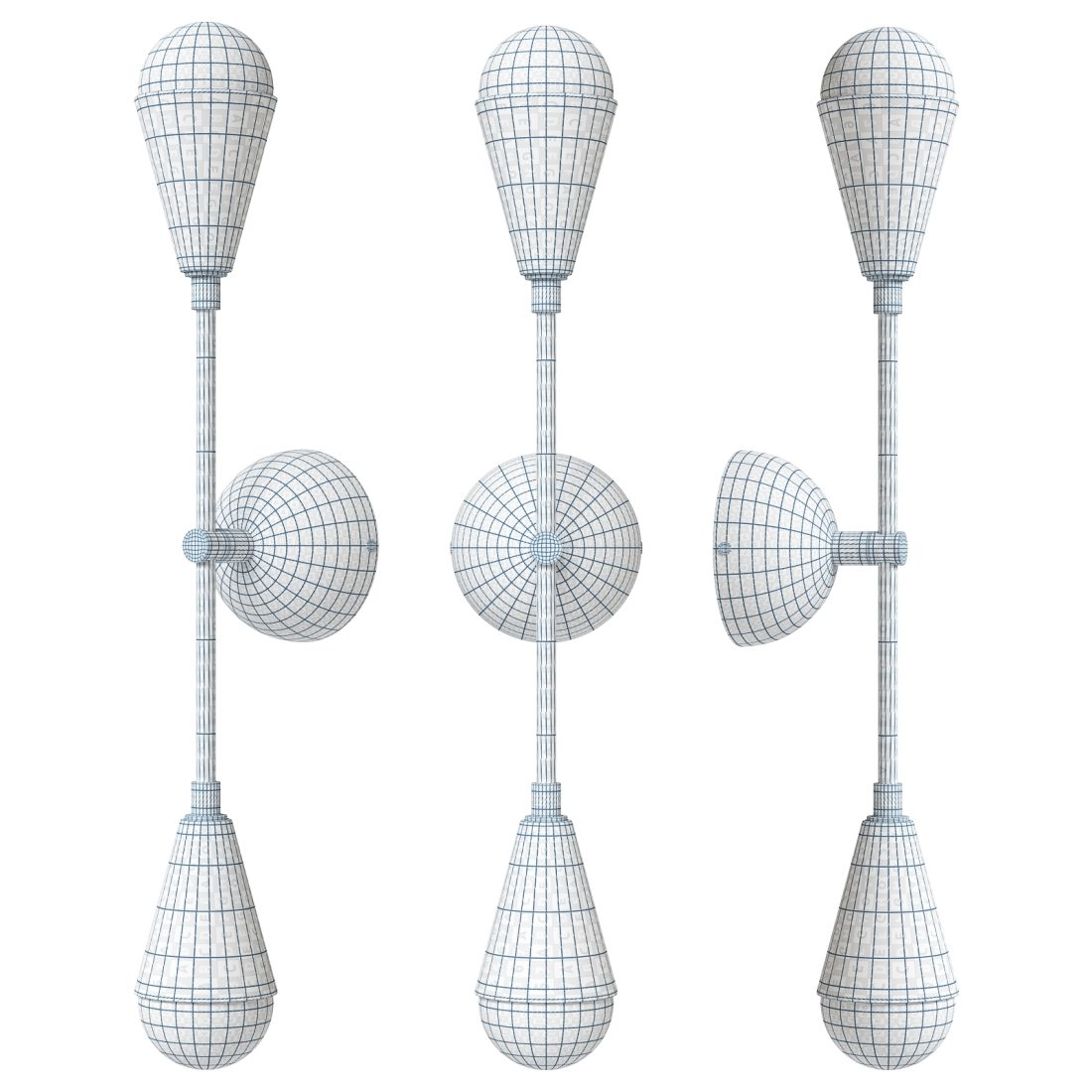 Apparatus Sconce Triad 2 3D Model for VRay, Corona | CGMood
