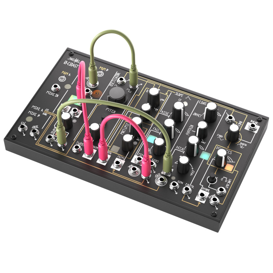 Make Noise 0-coast Patchable Synthesizer - 3D Model for VRay, Corona