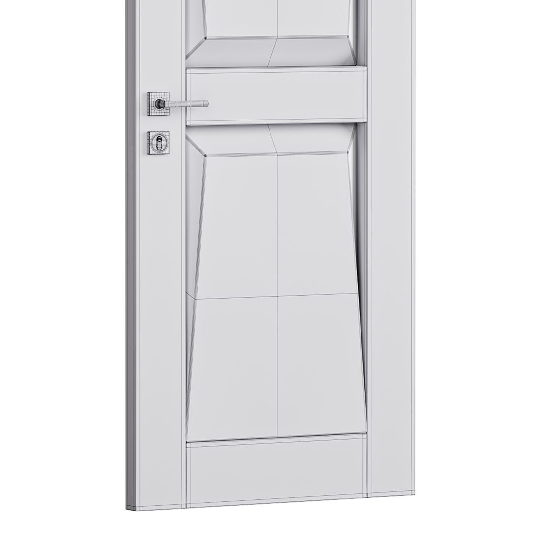 Modern Entrance Door 10 - 3D Model for Corona