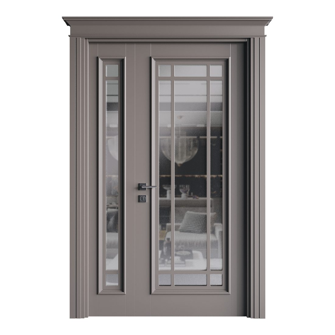 Modern Entrance Door 21 - 3D Model for Corona