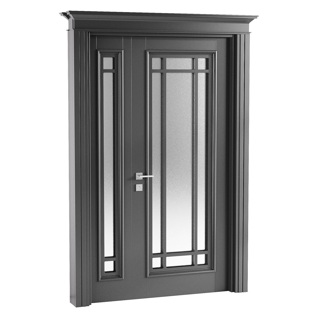 Modern Entrance Door 21 - 3D Model for Corona