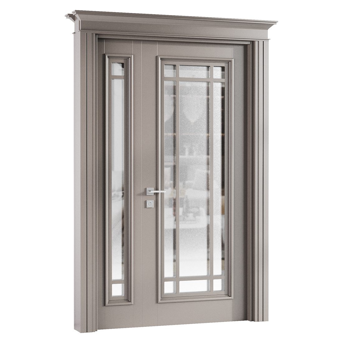 Modern Entrance Door 21 - 3D Model for Corona