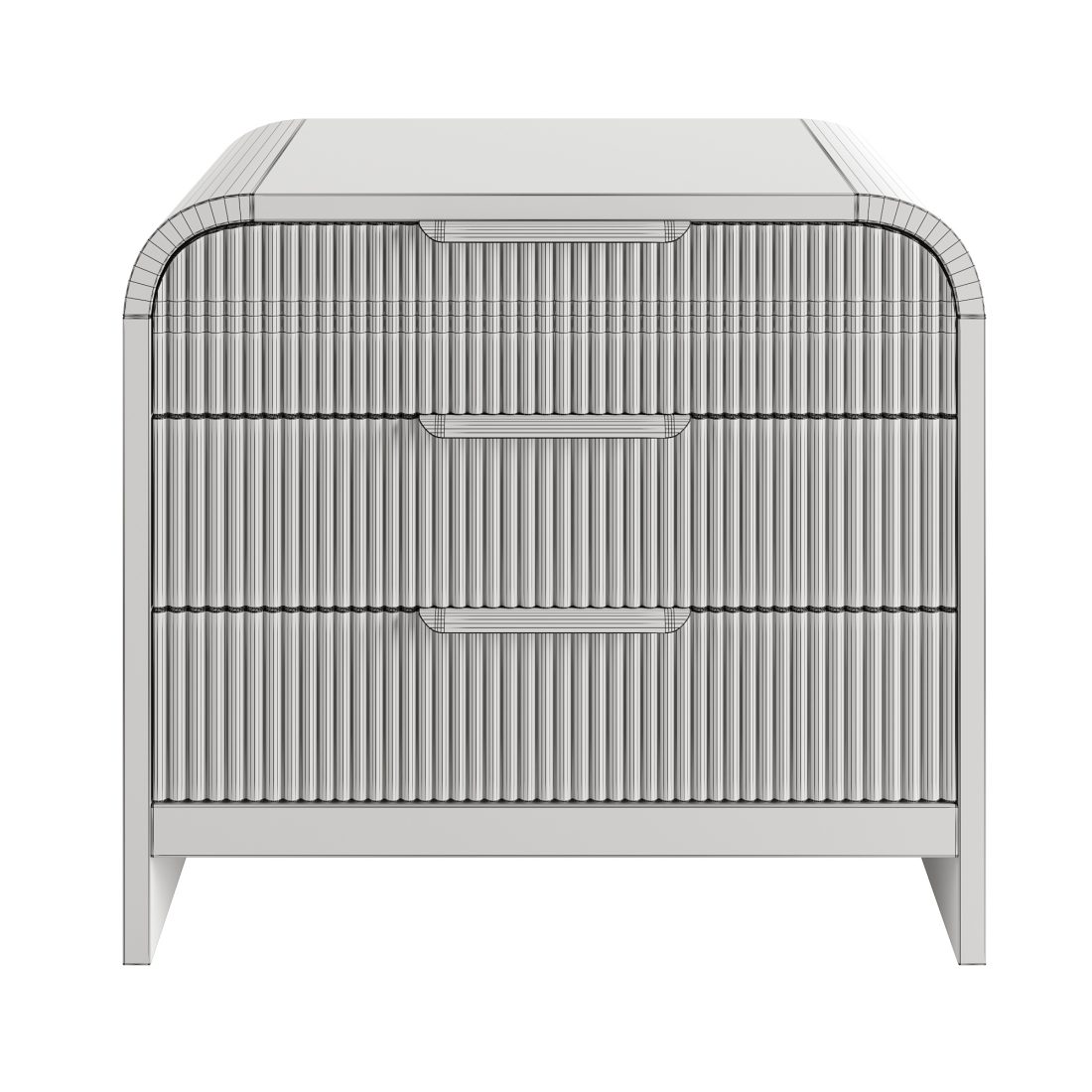 Nightstand Adele - 3D Model for VRay, Corona