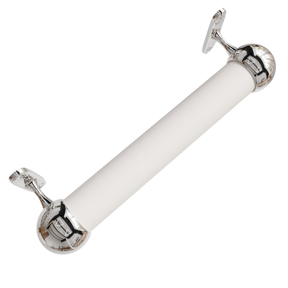 Vintage Cream Cupboard Drawer Handles - 3D Model for VRay