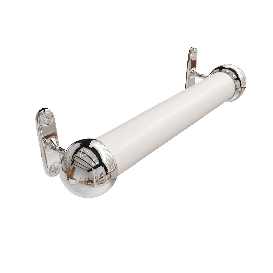 Vintage Cream Cupboard Drawer Handles - 3D Model for VRay