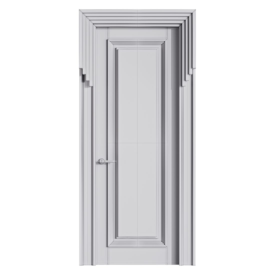 Modern Entrance Door 48 - 3D Model for Corona