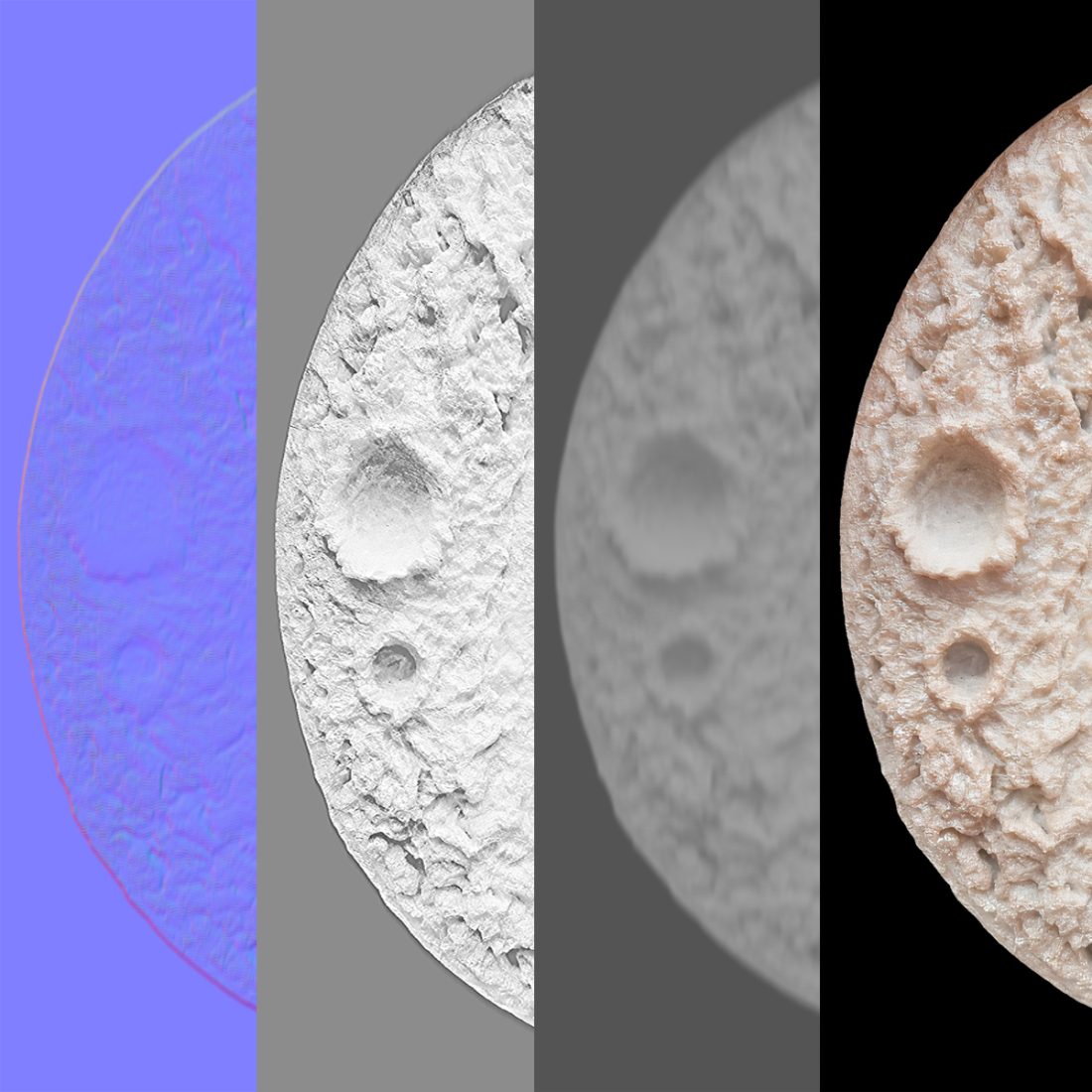Wall Moon Lamp 3D Model for VRay | CGMood