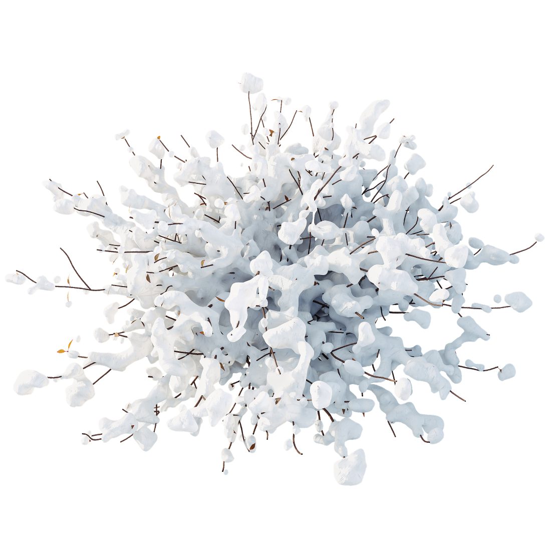 Av Plants Radiance Sherwood Winter Snow 3D Model for VRay, Corona | CGMood