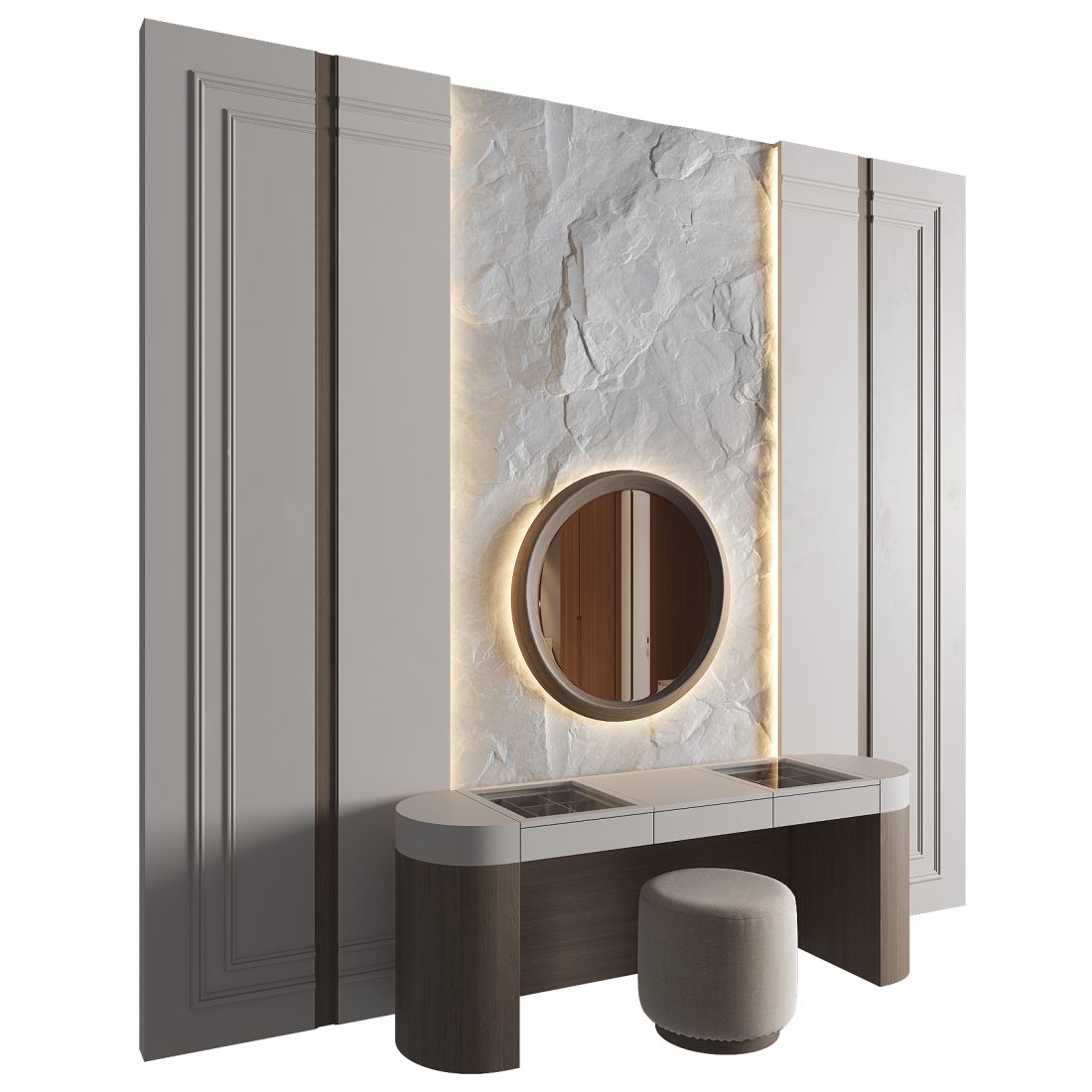 Dressing Table 04 3D Model for VRay, Corona | CGMood