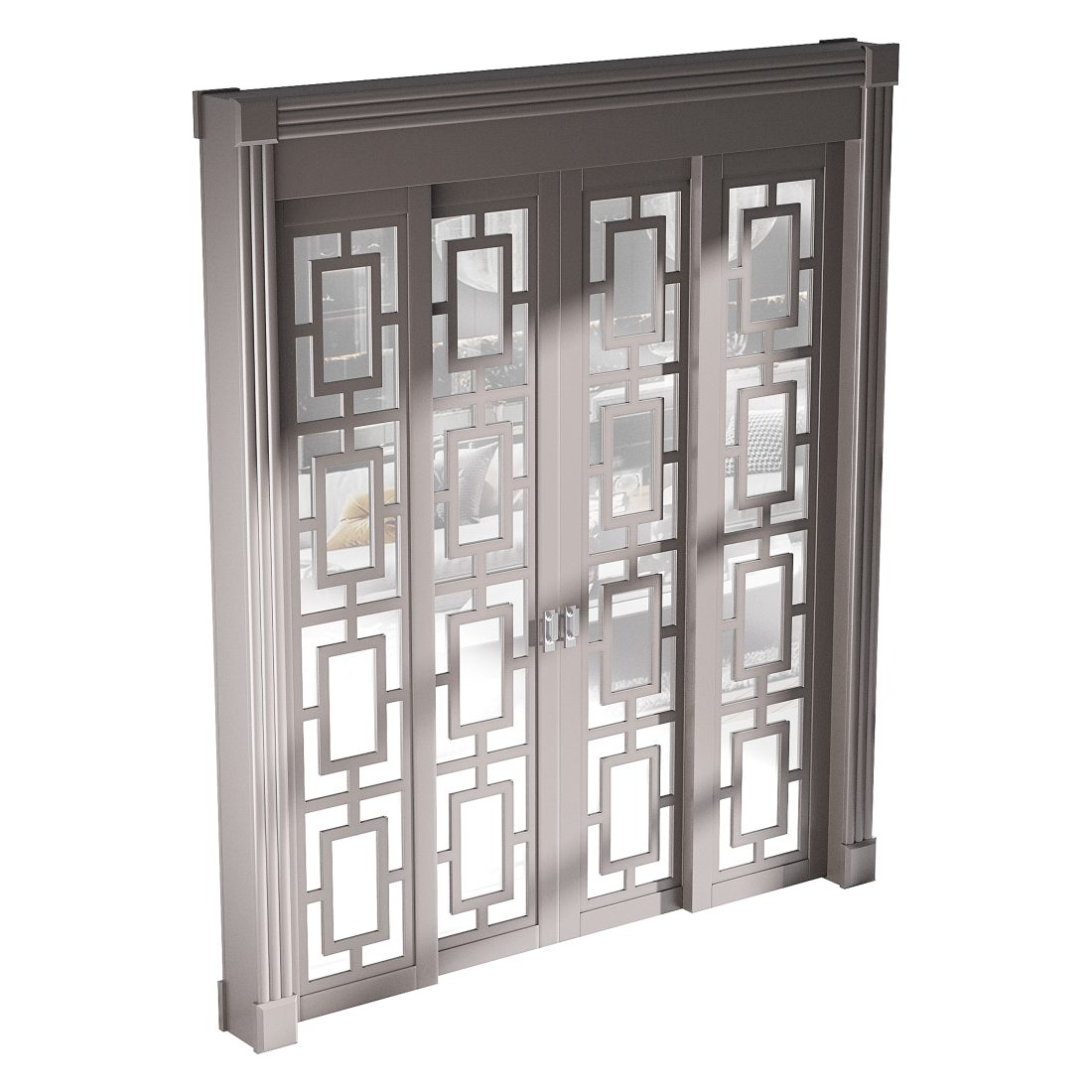 Modern Entrance Door 69 - 3D Model for Corona