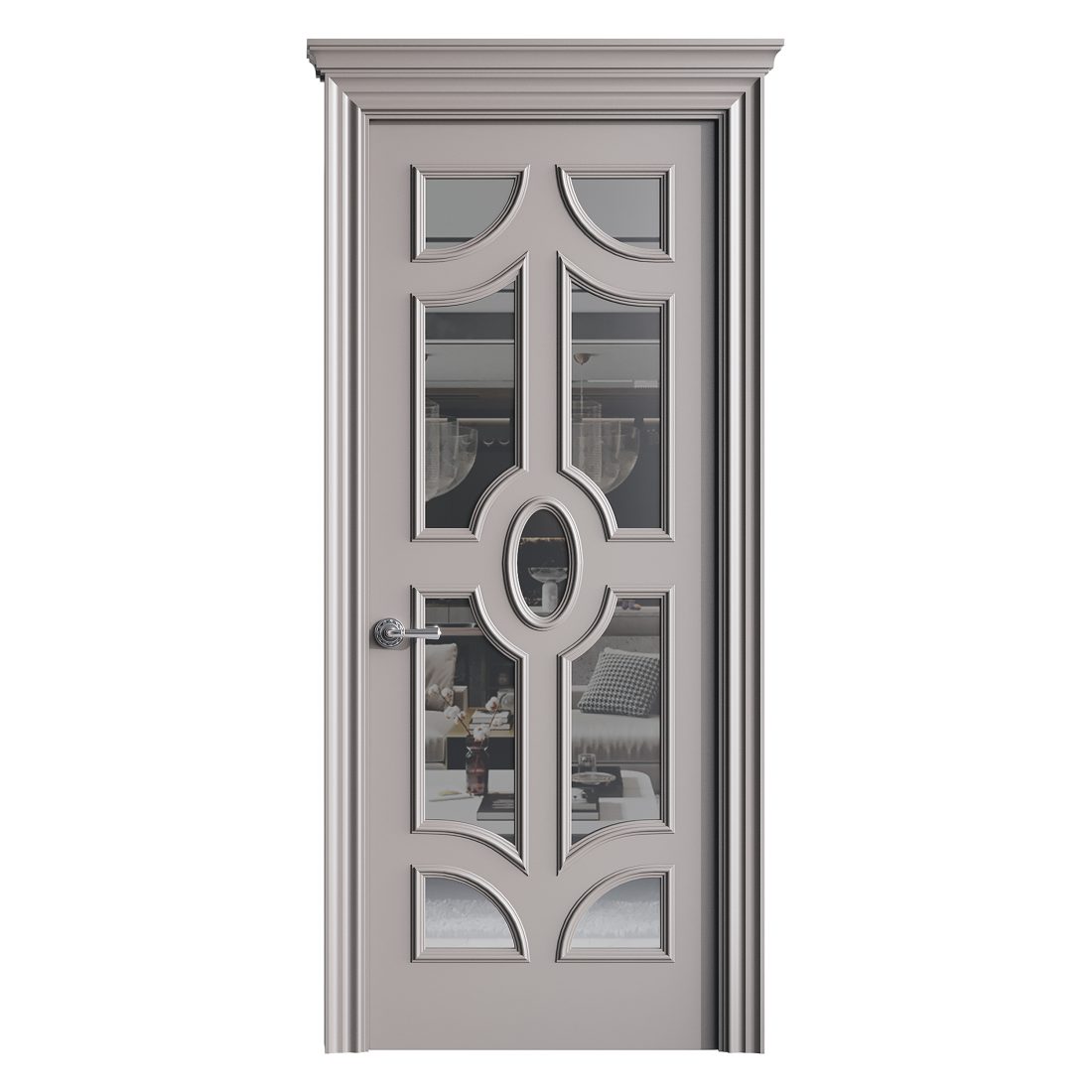 Modern Entrance Door 72 - 3D Model for Corona