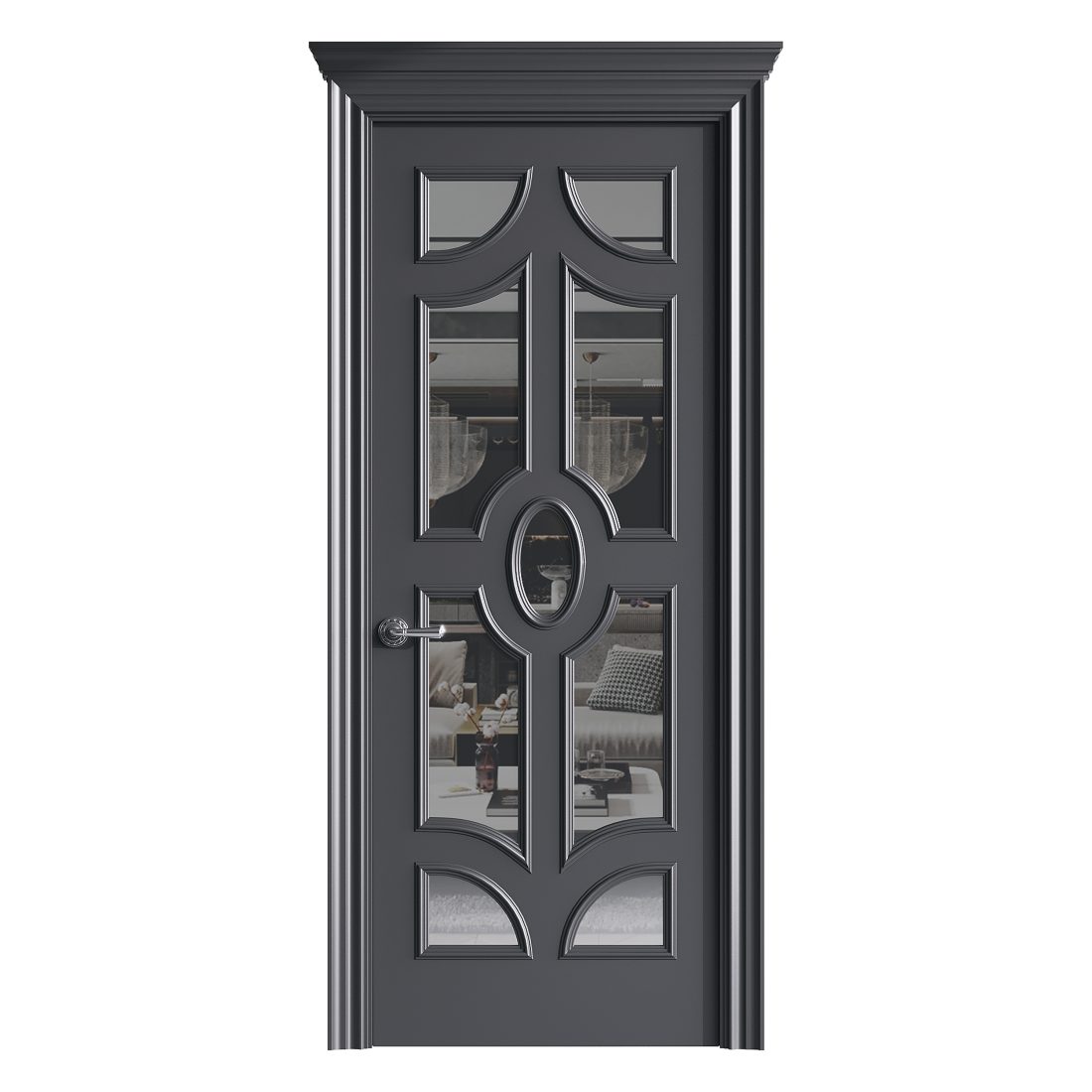 Modern Entrance Door 72 - 3D Model for Corona