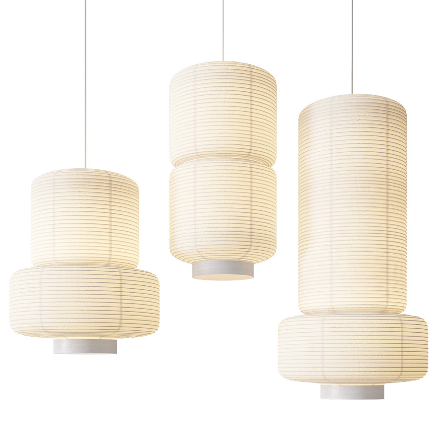 William Rice Paper Lamps 3D Model for VRay | CGMood