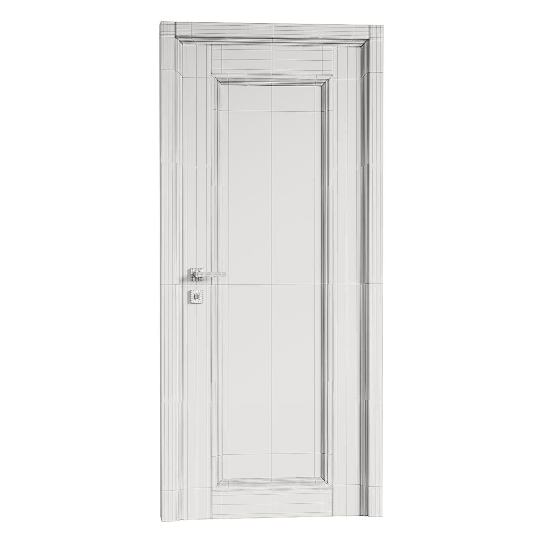 Modern Interior Door 13 - 3D Model for Corona