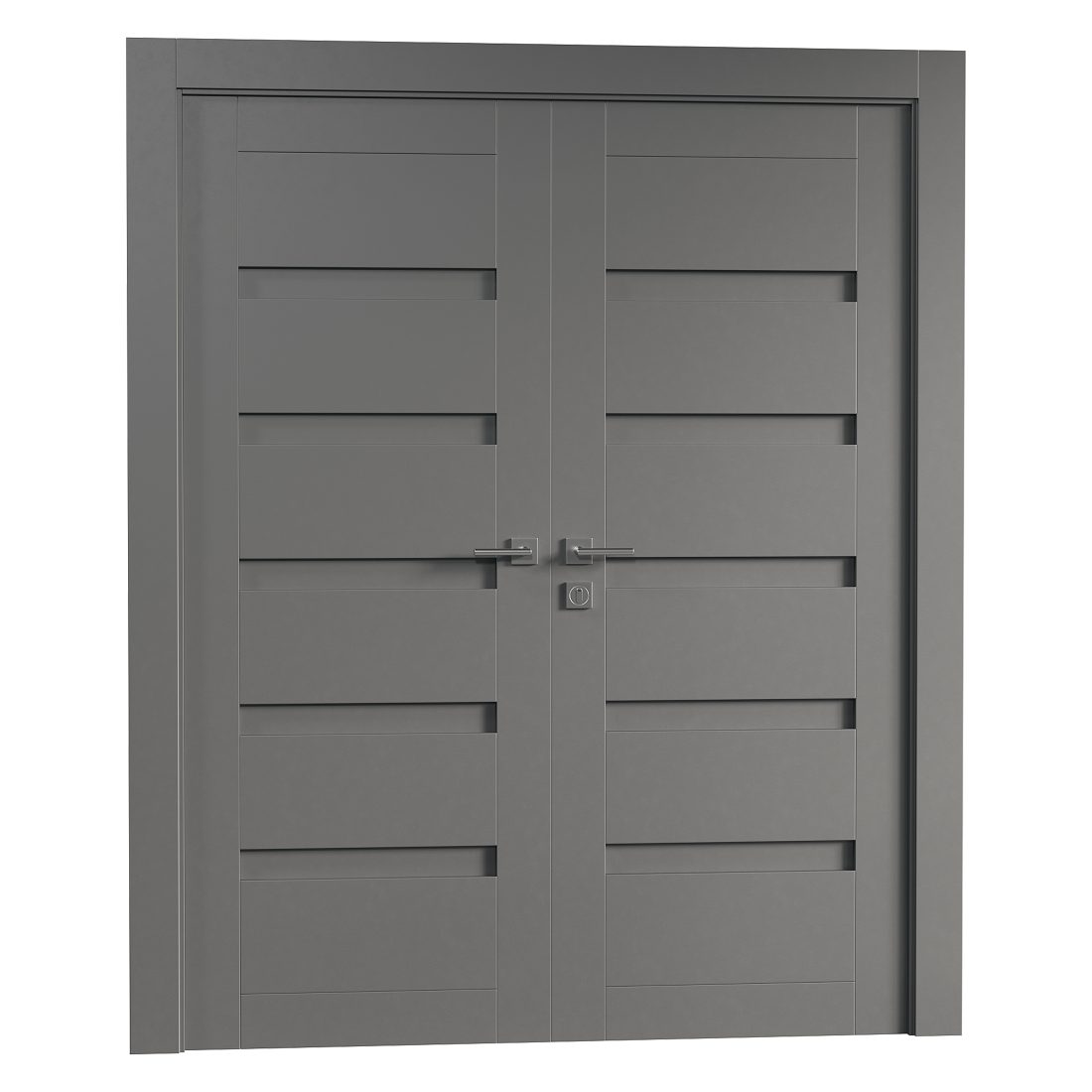 Modern Interior Door 15-2 - 3D Model for Corona