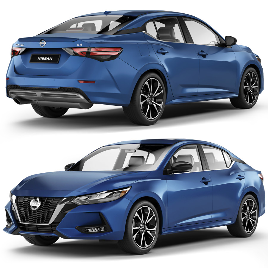 Nissan Sentra SR 2020 3D Model for VRay | CGMood