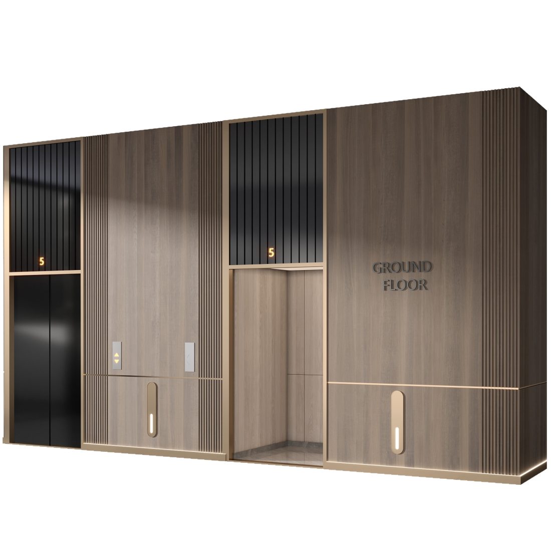 Elevator No15 3D Model for VRay, Corona | CGMood
