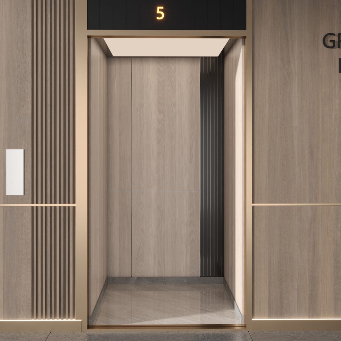Elevator No15 3D Model for VRay, Corona | CGMood