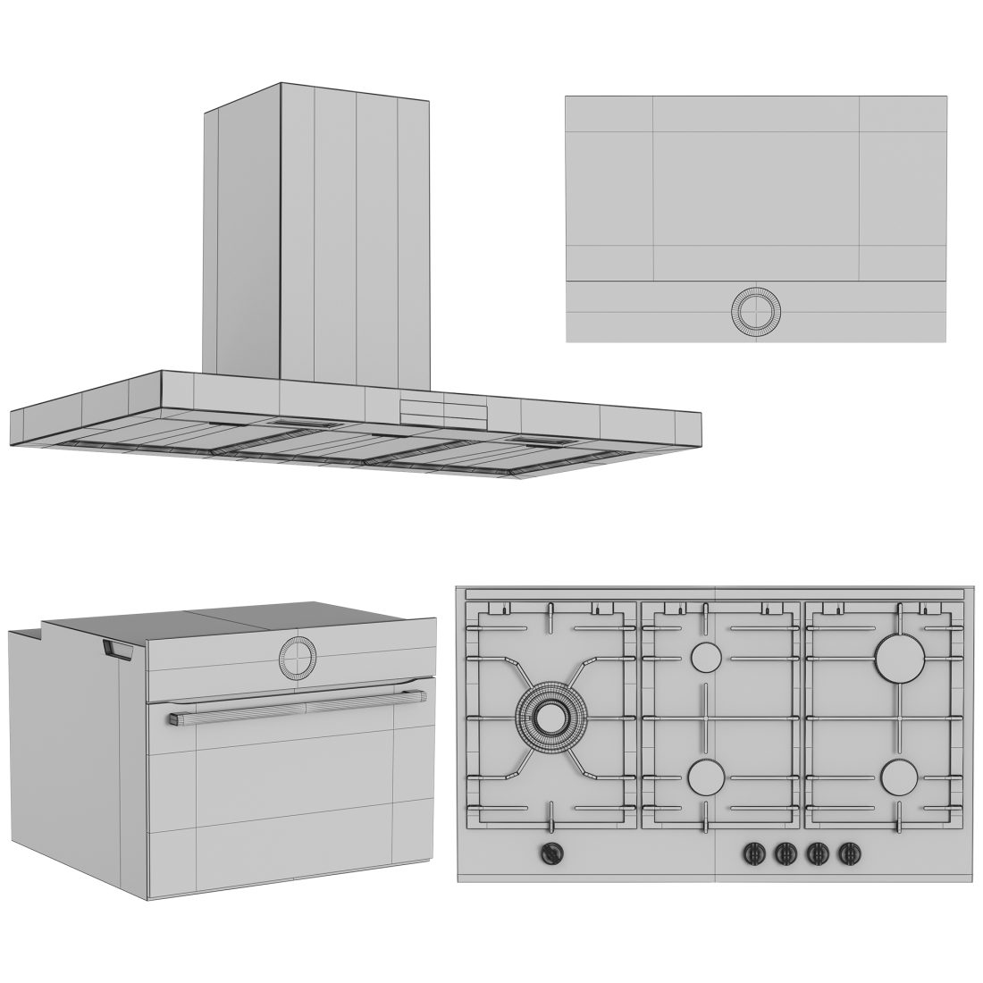 Bosch Appliance Collection 03 3D Model for VRay, Corona | CGMood