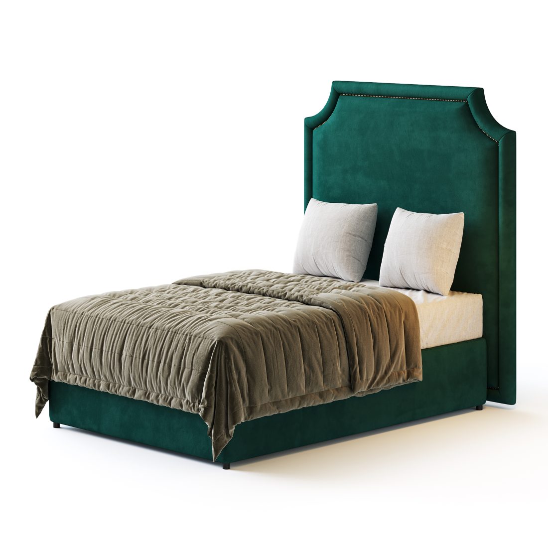 Rachel Bed - Double 3D Model for Corona | CGMood