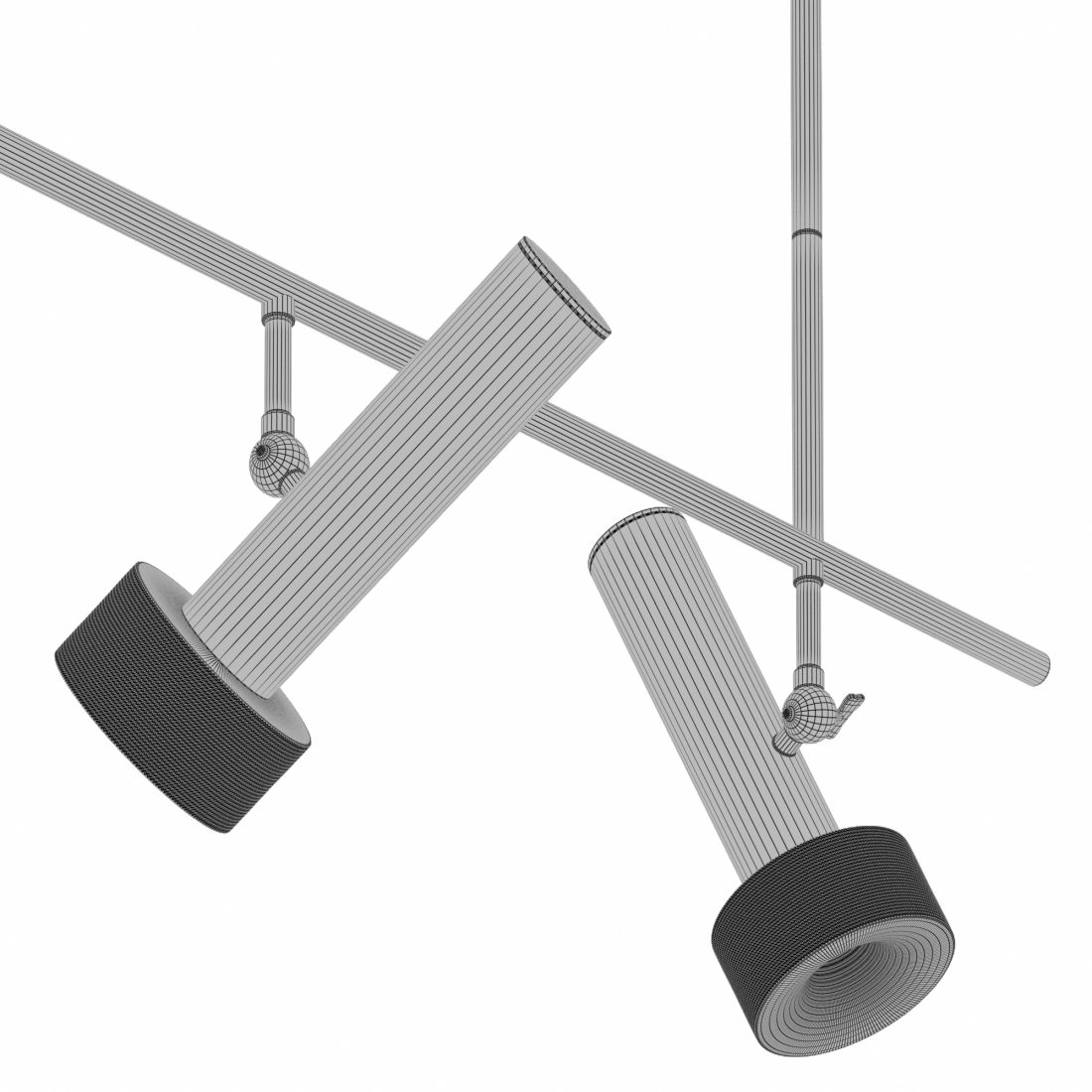 Hanging Row Chandelier Aromas Focus - 3D Model for VRay, Corona