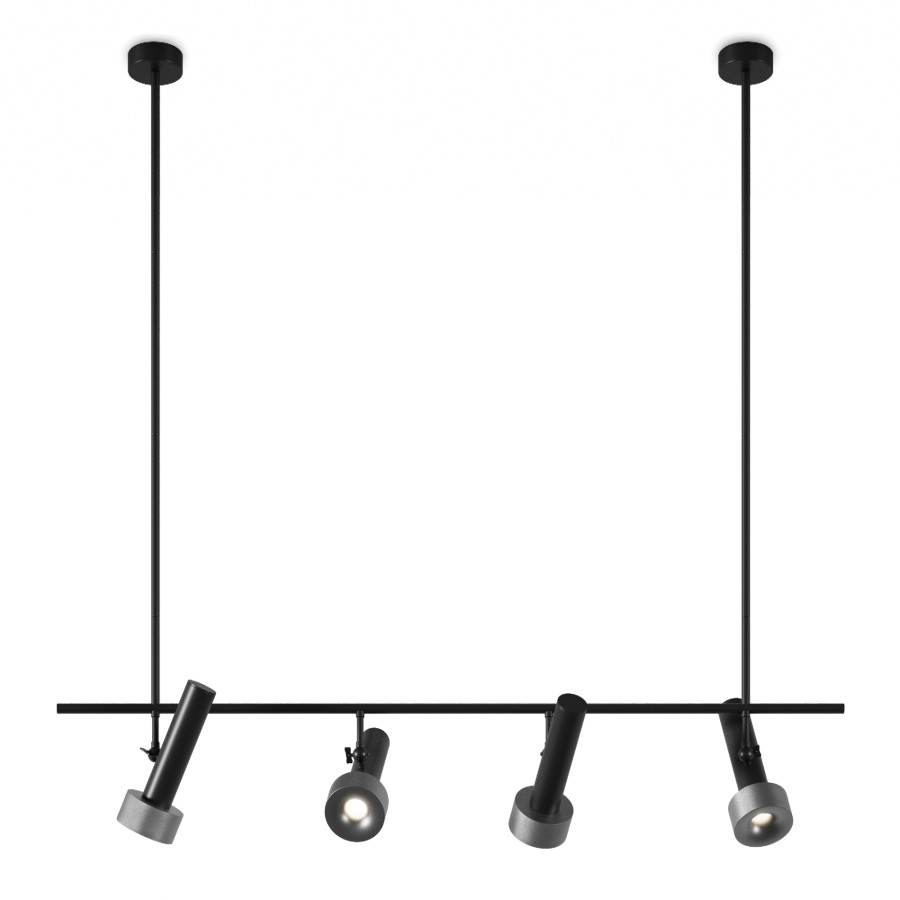 Hanging Row Chandelier Aromas Focus - 3D Model for VRay, Corona