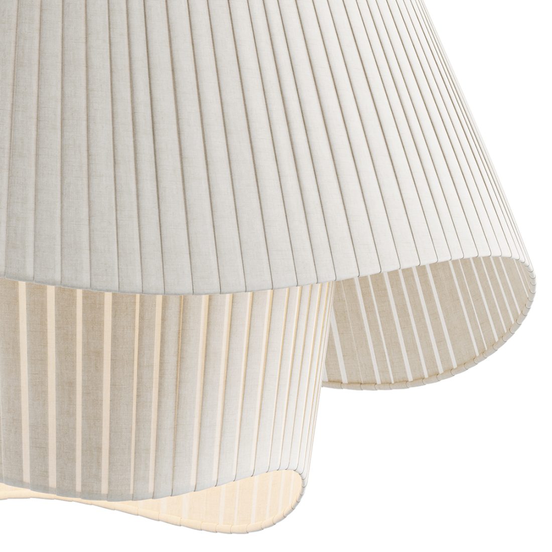 Silk Satin Chandelier - 3D Model for VRay, Corona