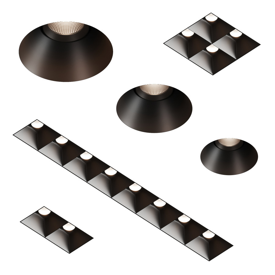 Intra Lighting Pipes And Rylo Spots - 3D Model for Corona
