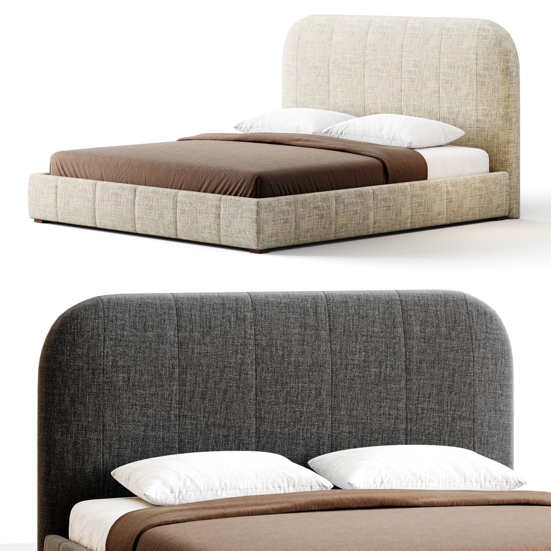 Swan Bed 3D Model for Corona | CGMood