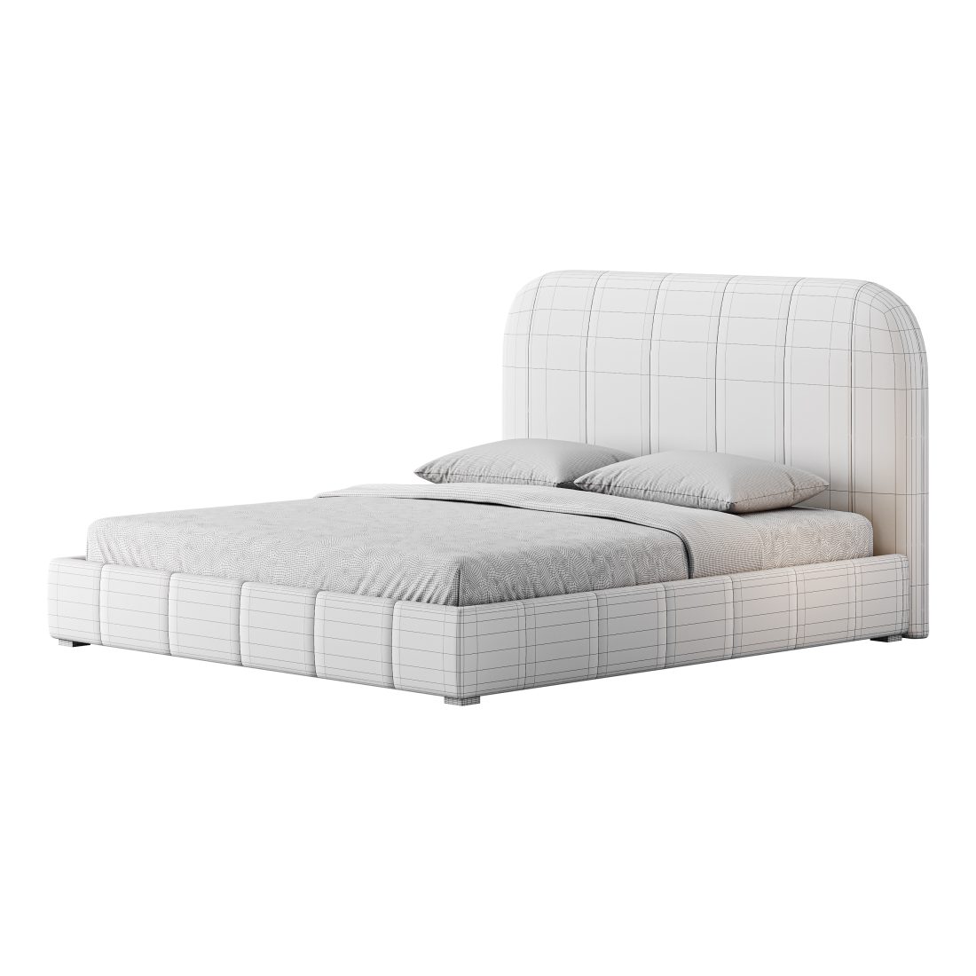 Swan Bed 3D Model for Corona | CGMood