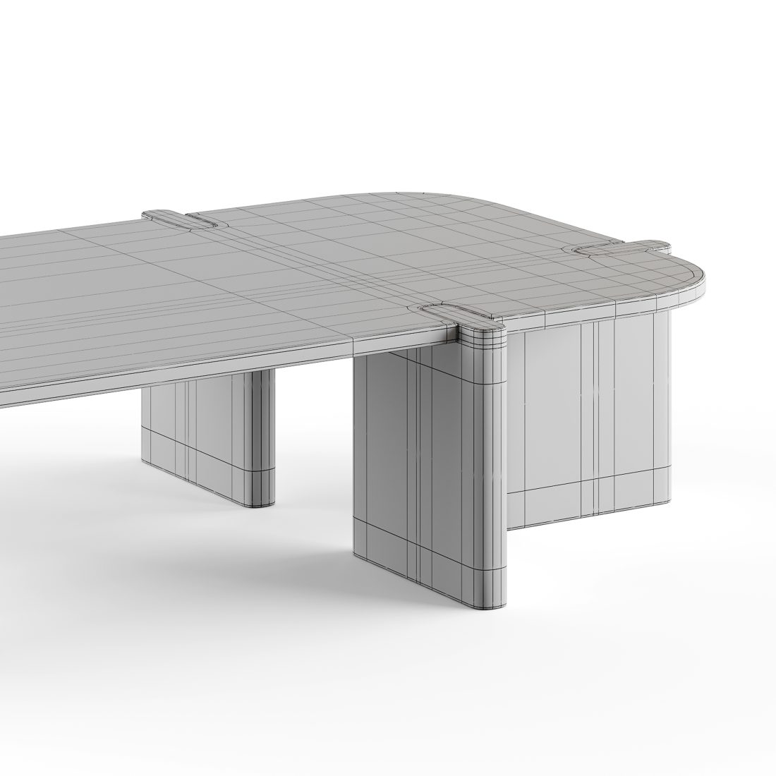 Unique Coffe Table - 3D Model for Corona
