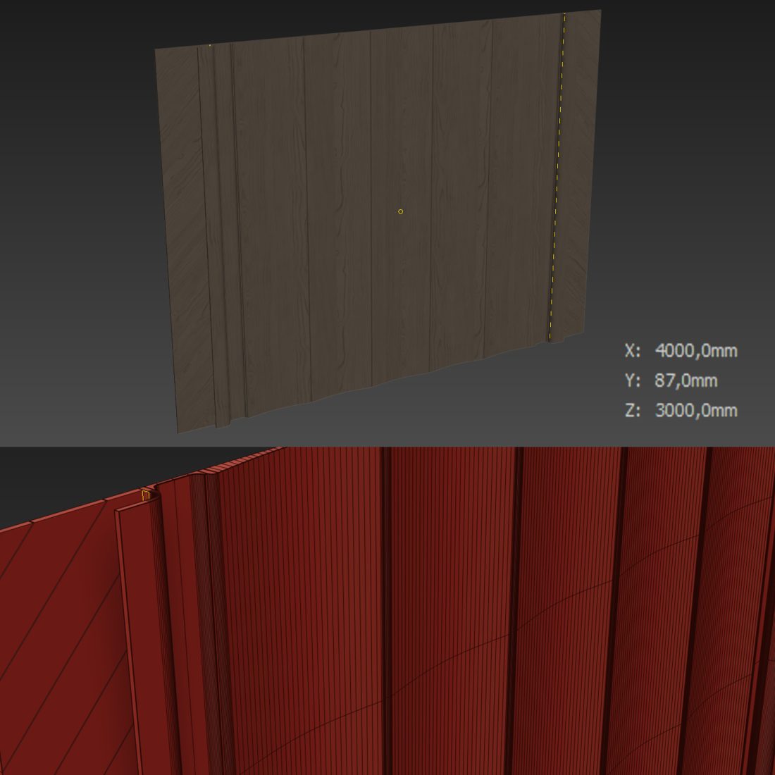 Decorative V20 Wall Panels 3D Model for VRay | CGMood