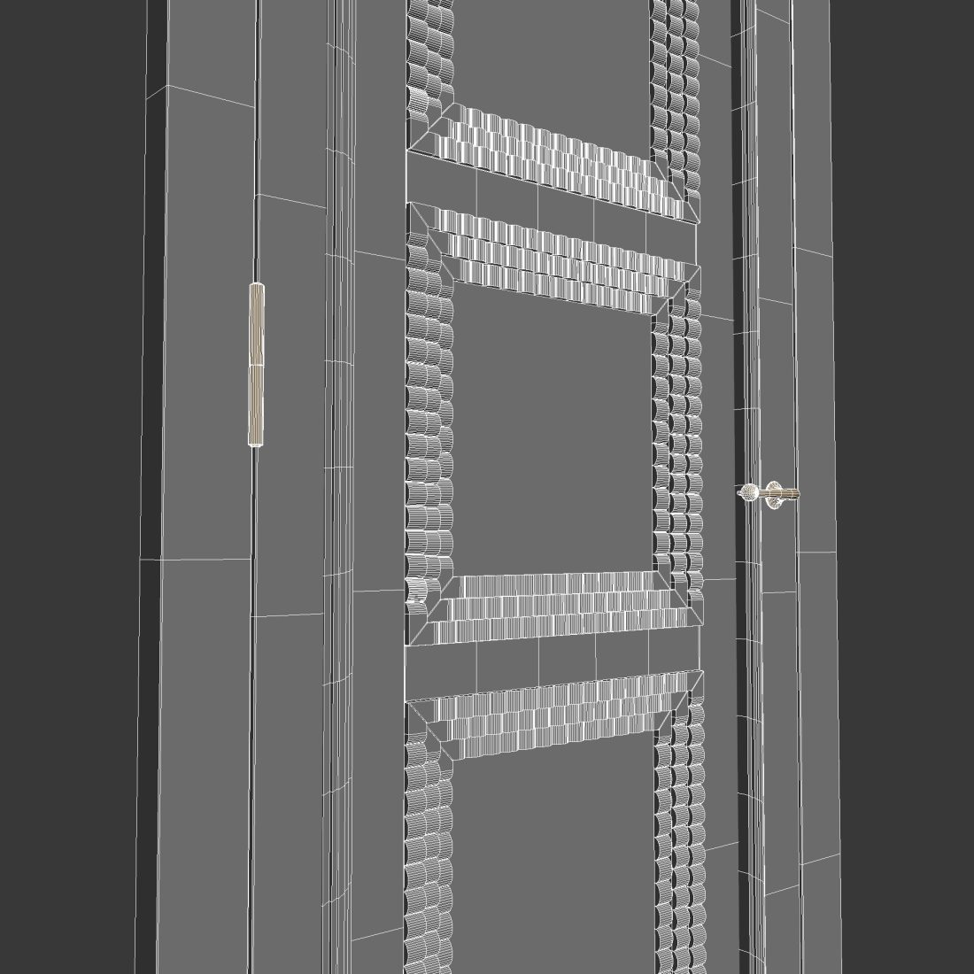 Modern Wood Door 3D Model for VRay | CGMood
