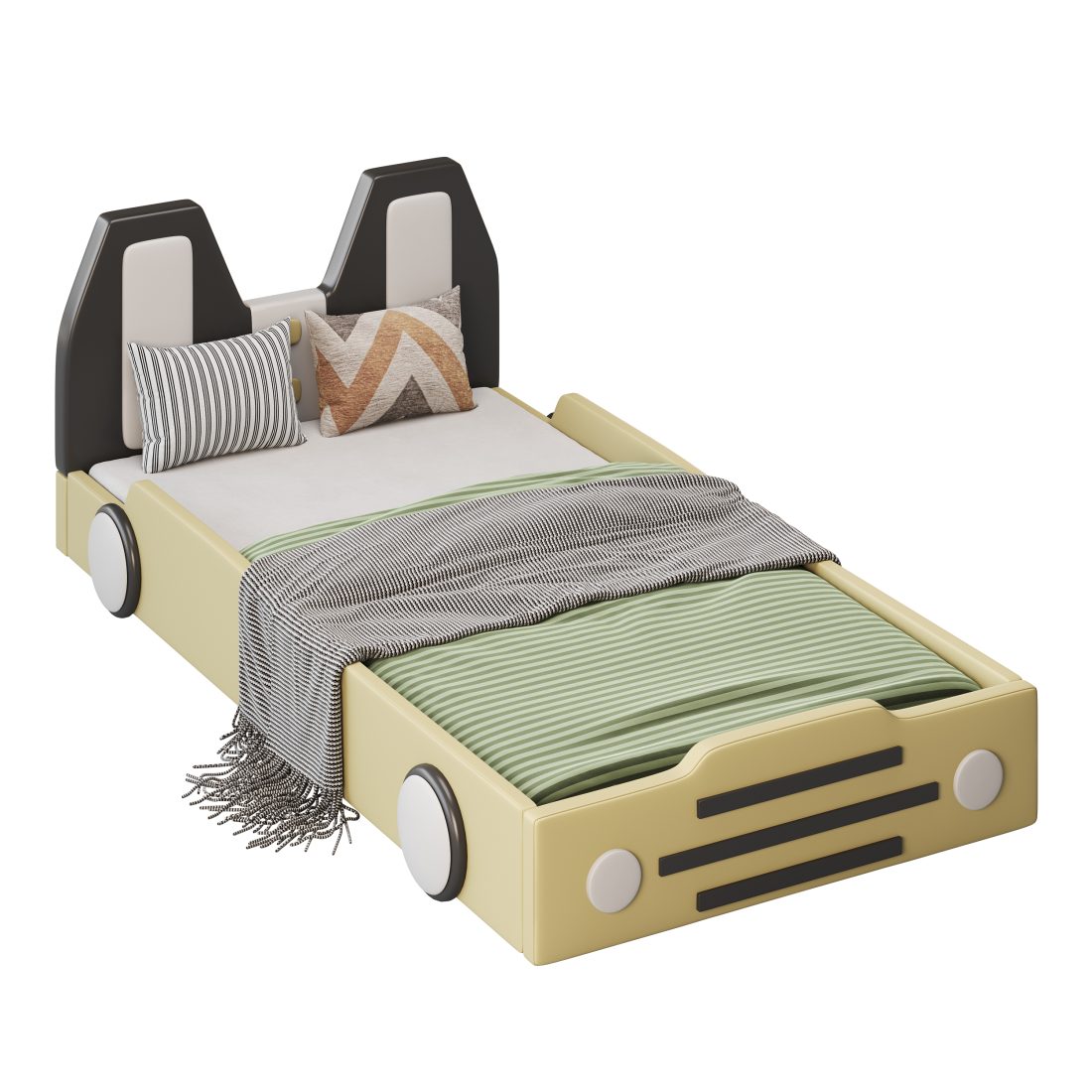 Twin Size Race Car - 3D Model for Corona