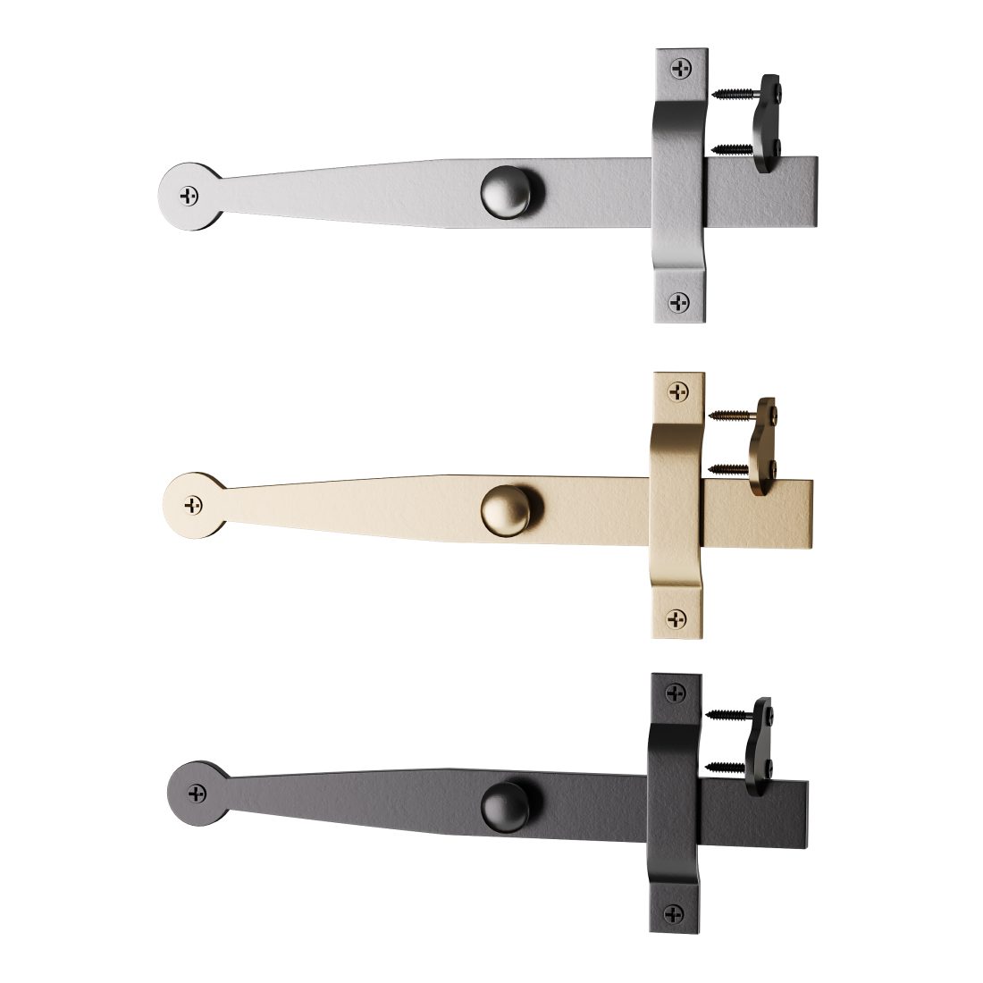 Cast Iron Gate Latch Bar Catch 3D Model for Corona | CGMood