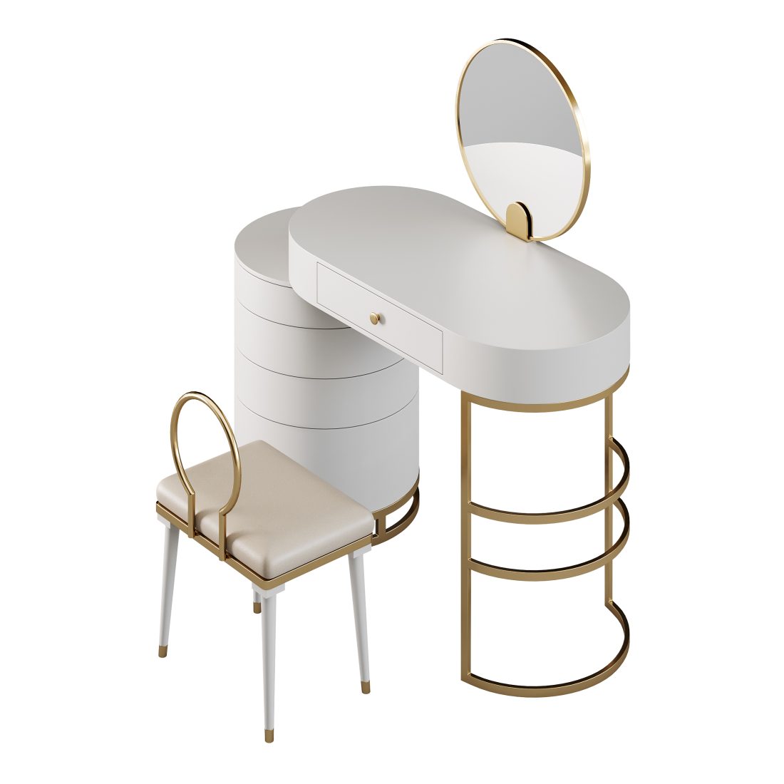 Dressing Table 07 3D Model for Corona | CGMood