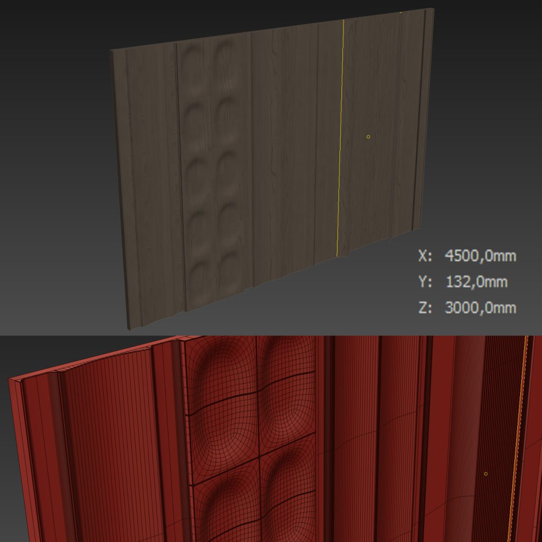 Decorative V22 Wall Panels 3D Model for VRay | CGMood
